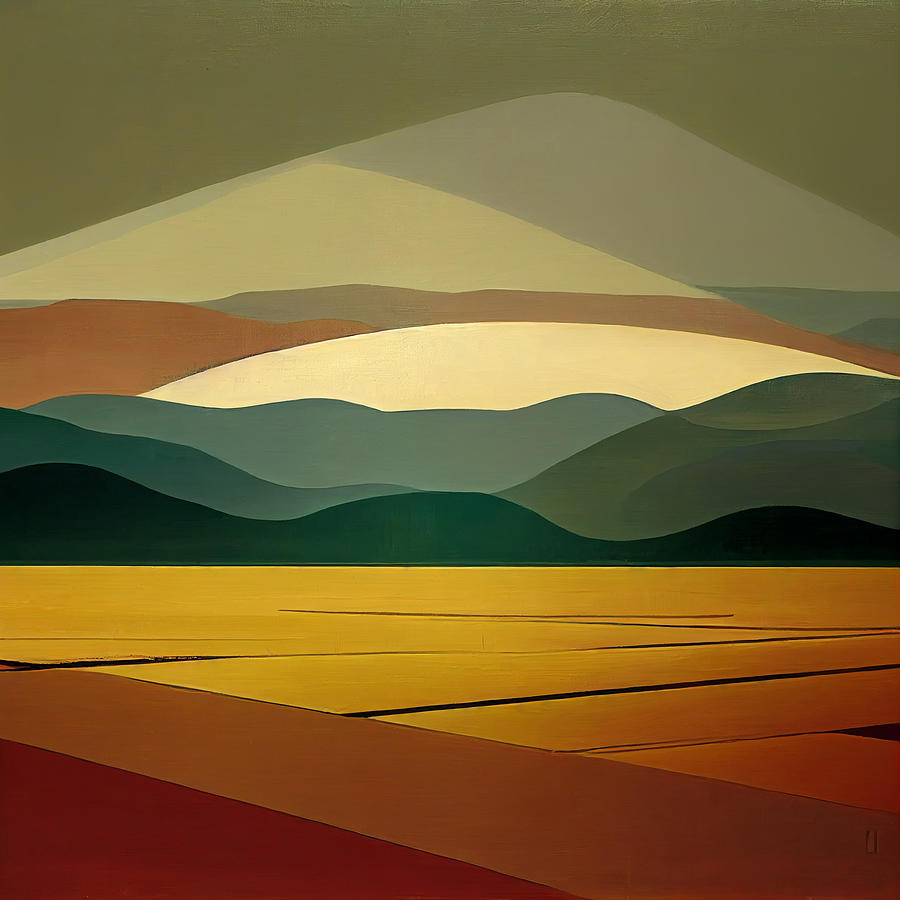 Angular Landscape Digital Art by Dennis Kirby - Fine Art America