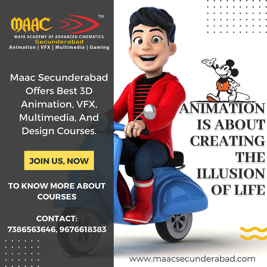 Animation Is About Creating The Illusion Of Life. Join Us To Become A Professional Animation ...
