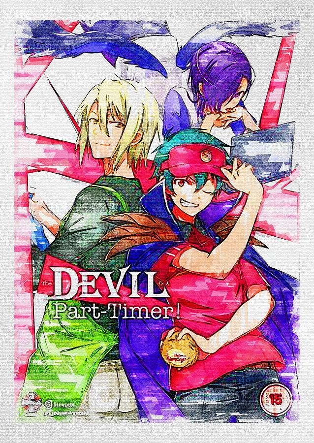 Anime The Devil Is A Parttimer Digital Art by Keagan Arcelina | Pixels