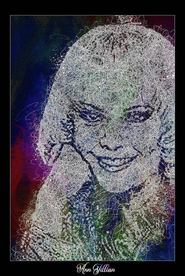 Ann Jillian Painting by Rosie Boehm | Fine Art America