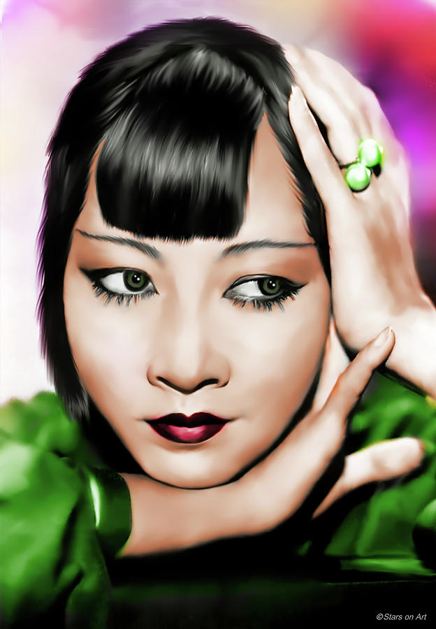 Anna May Wong illustration Digital Art by Stars on Art | Fine Art America