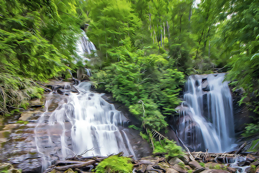 Anna Ruby Twin Falls Digital Art by Anthony George Visuals - Fine Art ...