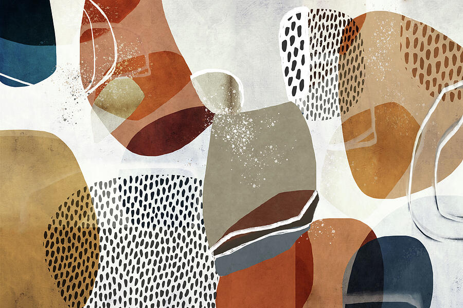 Another Year - Minimal Abstract Art Painting by Roberto Moro - Fine Art ...