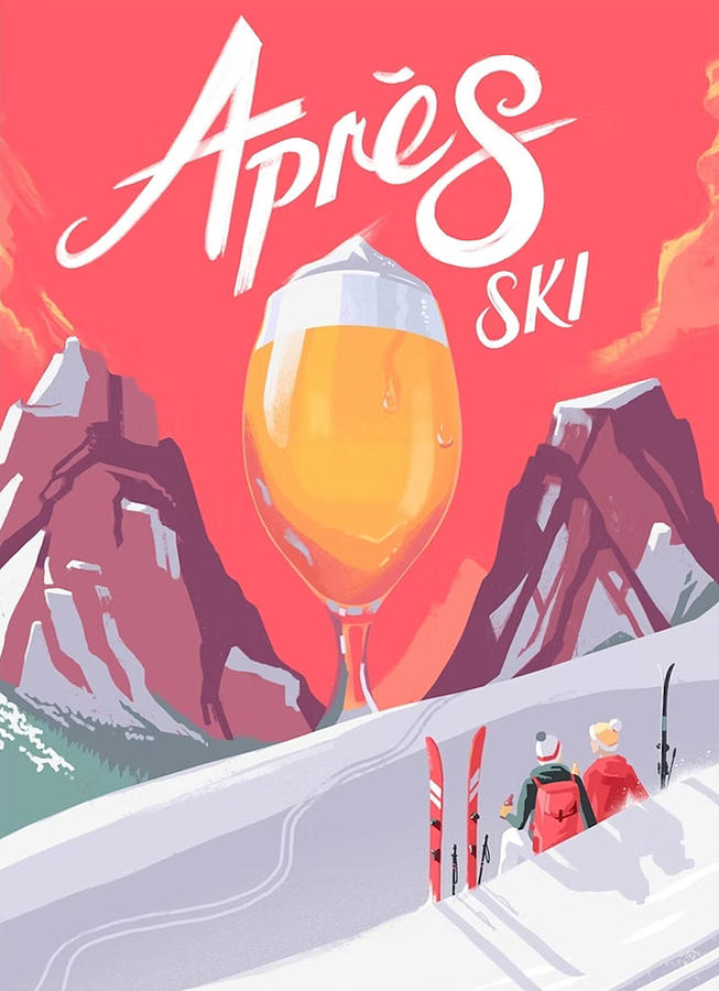 Apres Ski Digital Art by Depuratoria Store - Fine Art America