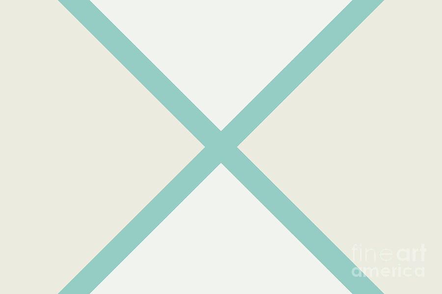 Aqua Cream White Minimal Diagonal Stripes Pattern 2021 Color of the ...