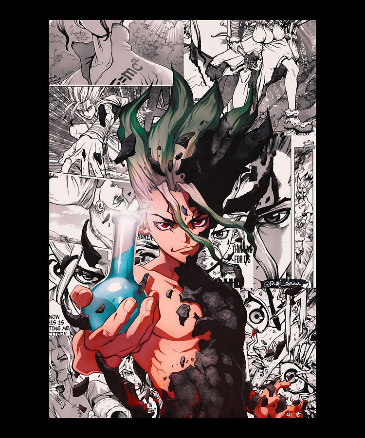 Army Senku Ishigami Dr Stone Digital Art by Gleam Shinny | Pixels