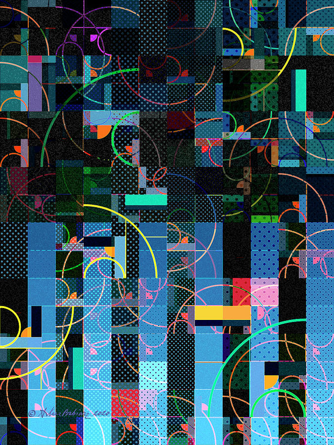 Arraygraphy - Applique motherboard triptych part-1 Mixed Media by ...