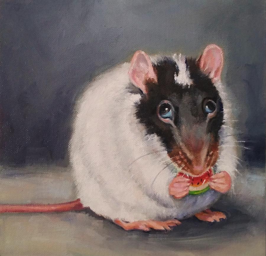 Arrow And The Watermelon Painting by Jean Cormier - Fine Art America