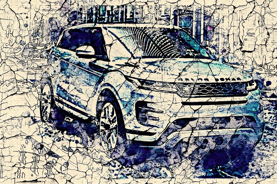 Art Abstract Range Rover Evoque Street R-Dynamic L551 2019 Cars Land ...