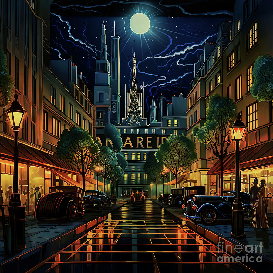 Art Deco City Digital Art by Elaine Manley - Fine Art America