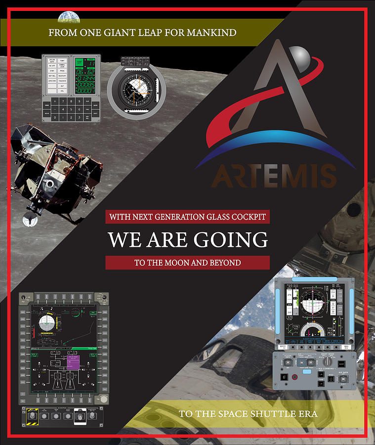 Artemis Program Digital Art by Eric Kam - Fine Art America