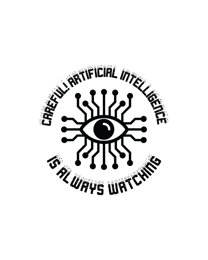 Artificial Intelligence Programming Machine Coding Digital Art by Toms Tee Store - Pixels