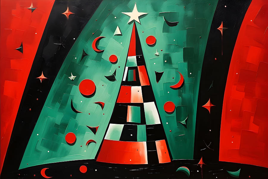 Artistic Alchemy- Christmas Tree in the Styles of Fauvism, Cubism, and ...