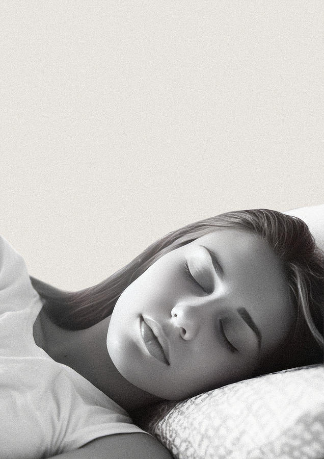 Artistic Portrait of Sleeping Girl Photograph by Etienne Benassi - Fine ...