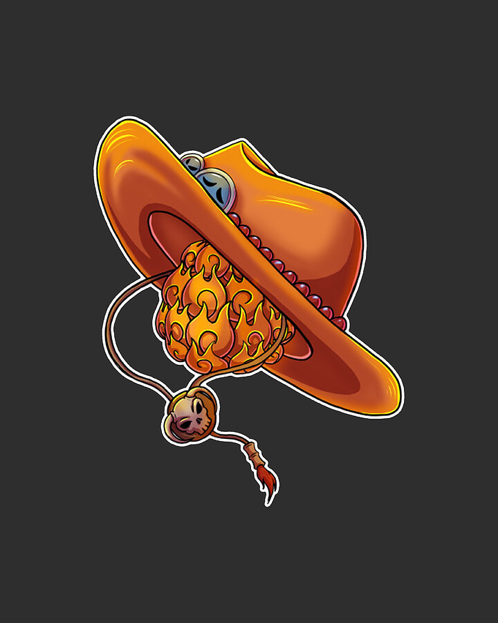 asce cap One Piece Drawing by Ruth J Kidder | Pixels