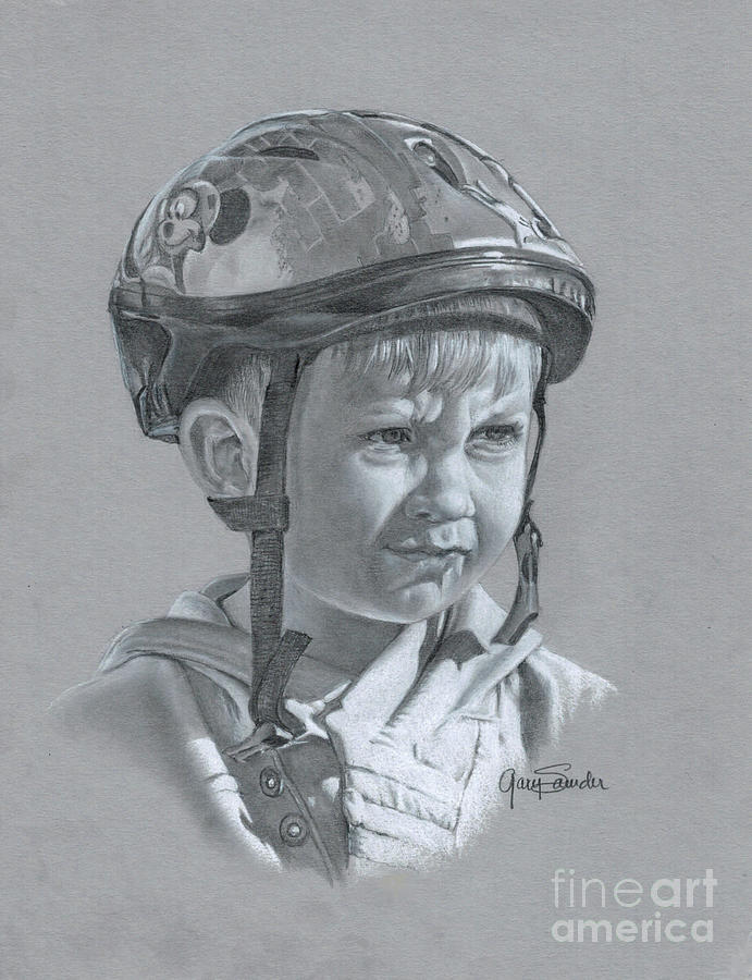 Asher Drawing by Gary Sauder - Fine Art America