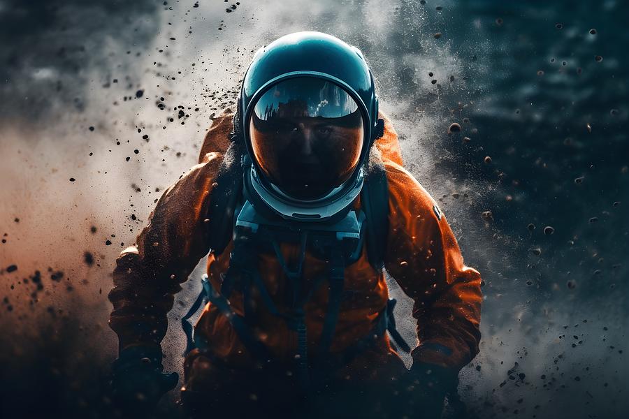 Astronaut in the space Digital Art by Tizian Grob - Fine Art America