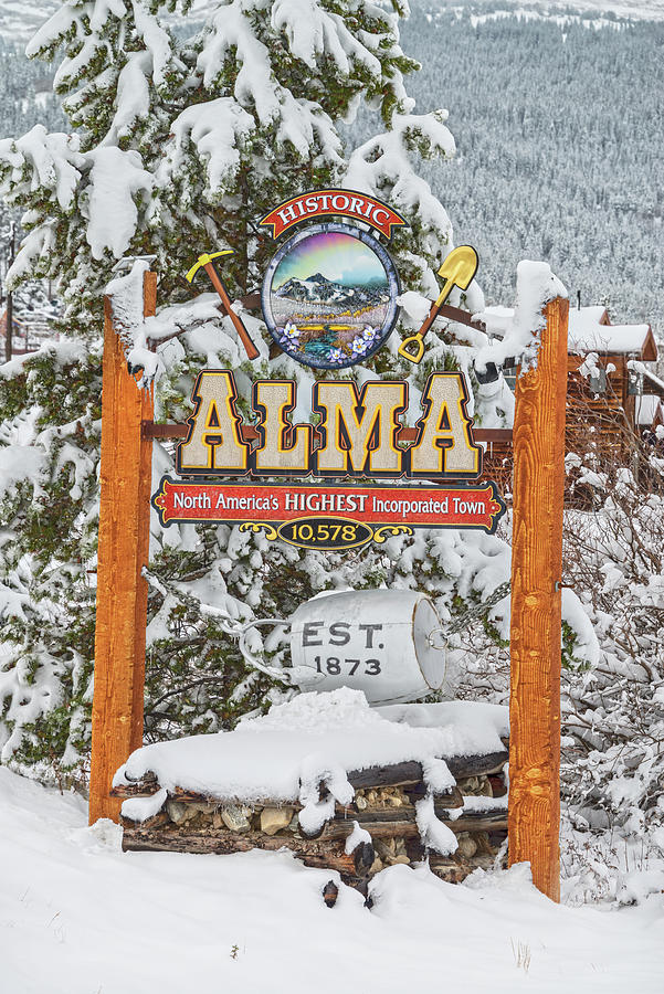 At Approximately 10600 Feet, 3230 Meters, Alma, Colorado Is The Highest ...