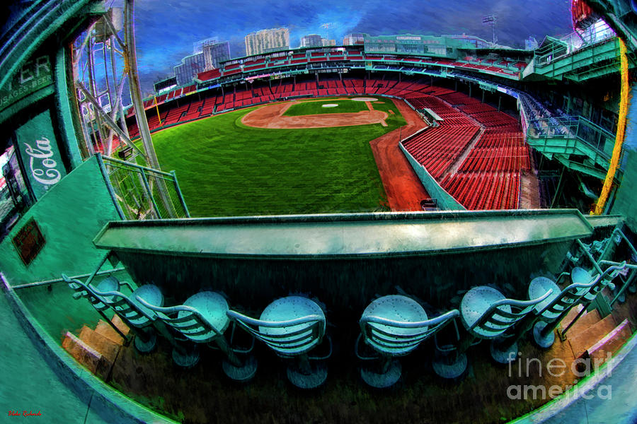 Atop Green Monster at Fenway Park Home Of The Boston Red Sox's Photograph by Blake Richards ...