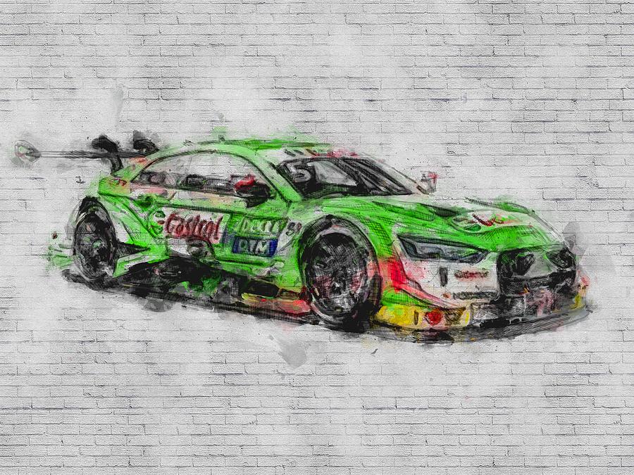 Audi RS5 DTM 2019 Sport Team Abt Sportsline Nico Muller racing car German sports cars Digital ...