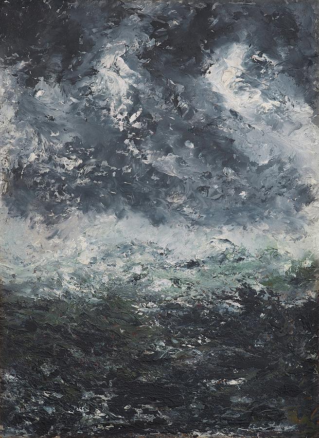 August Strindberg Sweden, 1849 1912 Storm landscape Painting by ...
