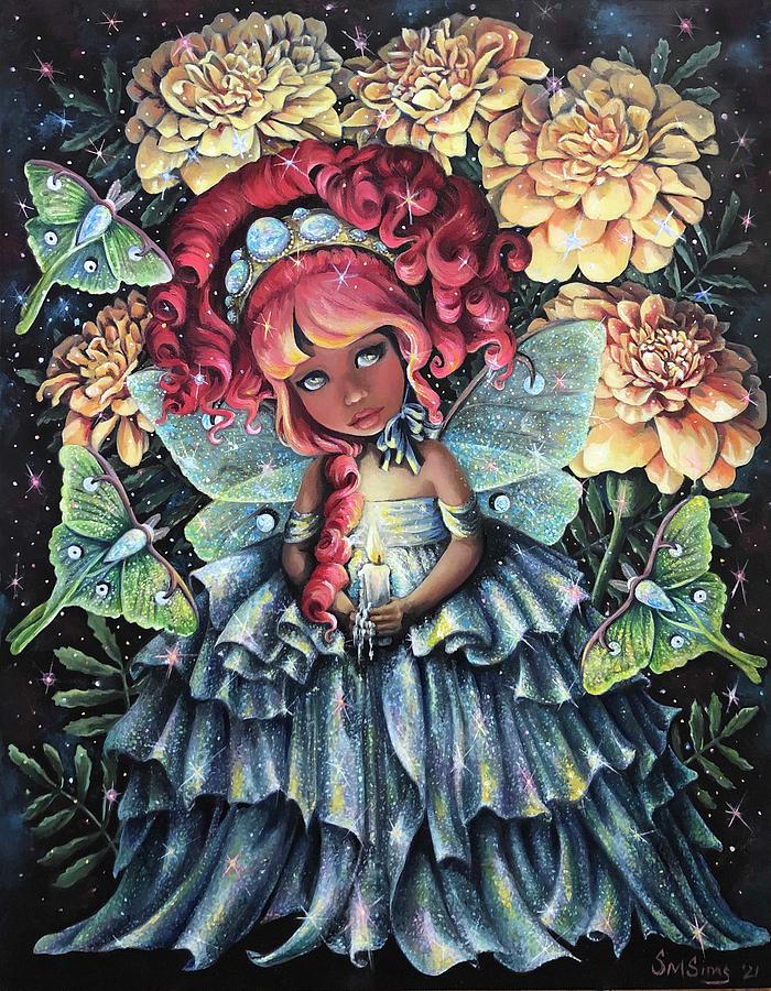 Aurora's Nightlight Painting by Susan Frech-Sims - Fine Art America