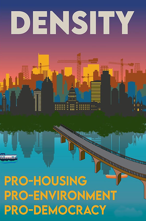 Austin Density Poster Digital Art by Eboni Elarson - Fine Art America