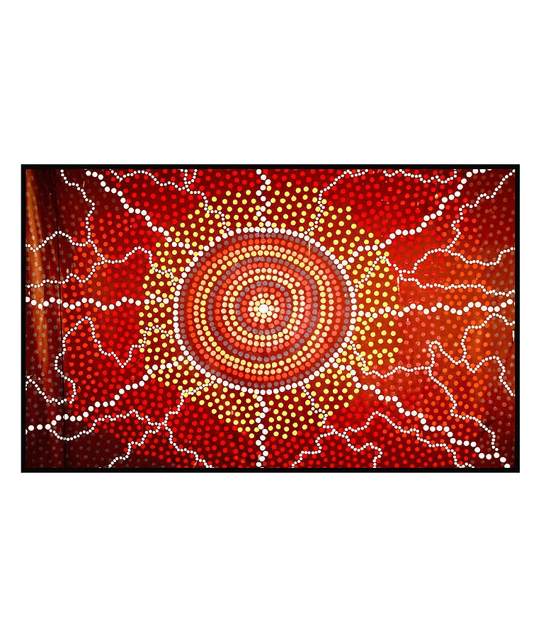 australian aboriginal art dot designe Poster Painting by Dan Stephanie ...