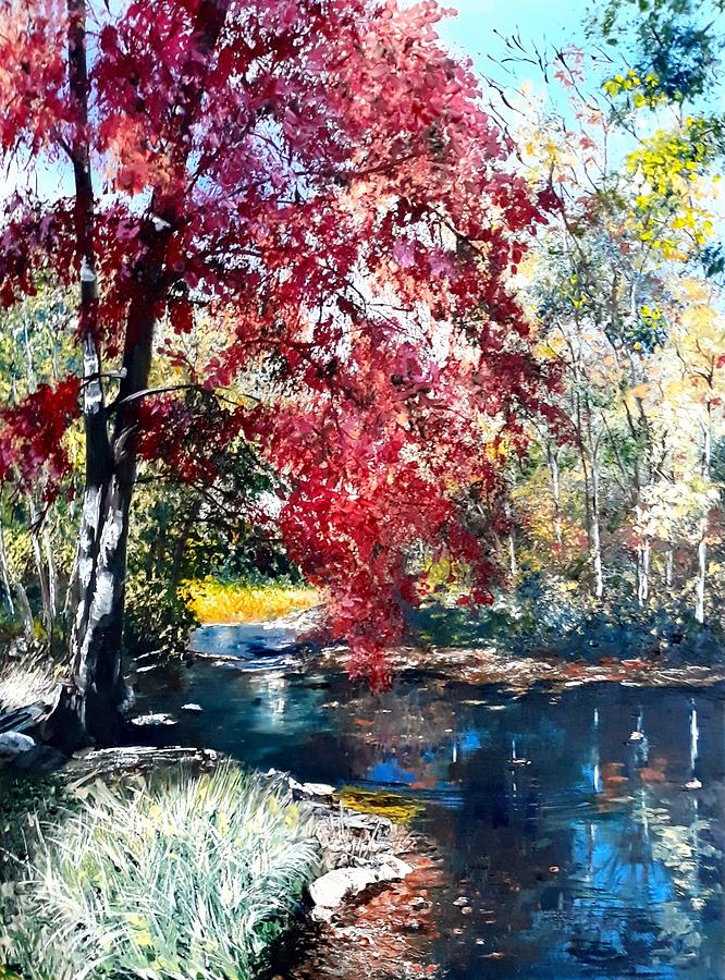 Autumn in Connecticut Painting by Christina Himes - Fine Art America