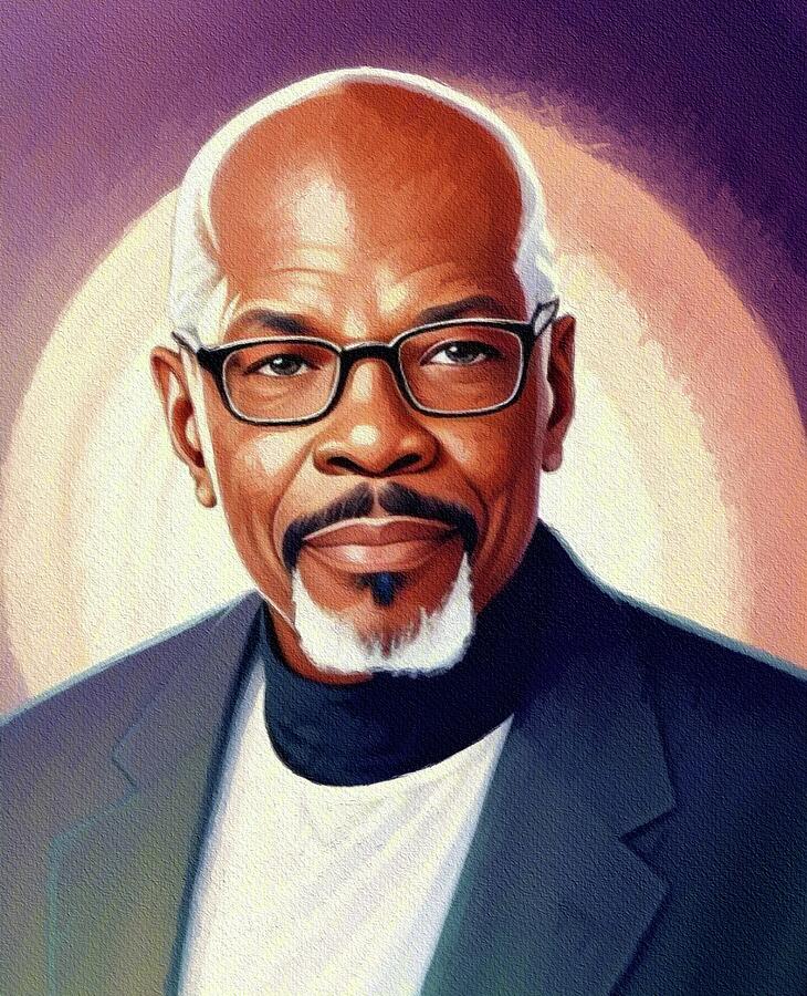 Avery Brooks, Actor Painting by John Springfield - Pixels Merch