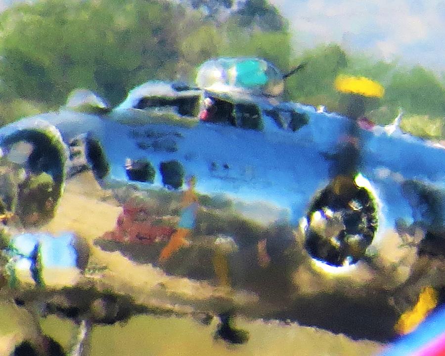 B17 Fortress In Heat Photograph by Frederick Hahn - Fine Art America