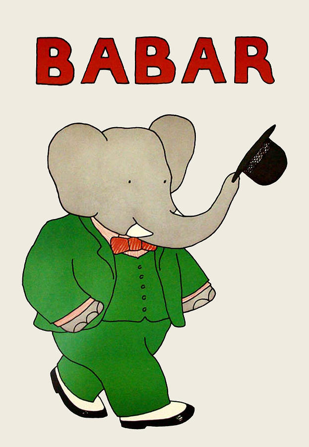 Babar Drawing by Brunhoff - Fine Art America