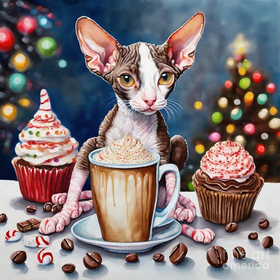 Baby Cornish Rex Drawing by Clint McLaughlin - Fine Art America