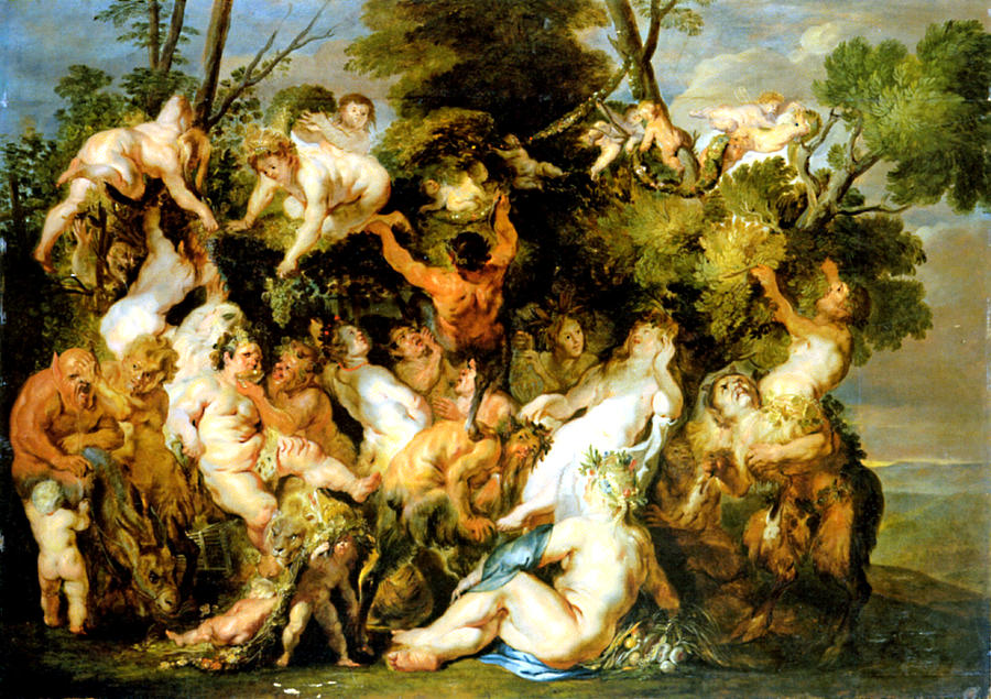 Bacchanal jordaens Painting by Jacob Jordaens - Pixels