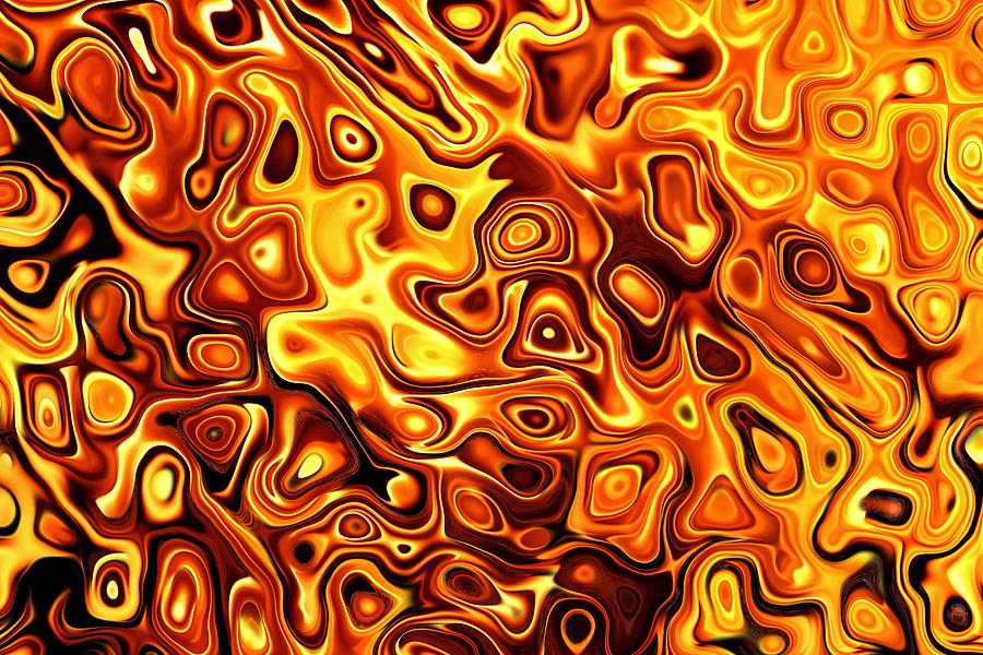 Background Texture Orange Structure Pattern Fire Painting by Unknown ...