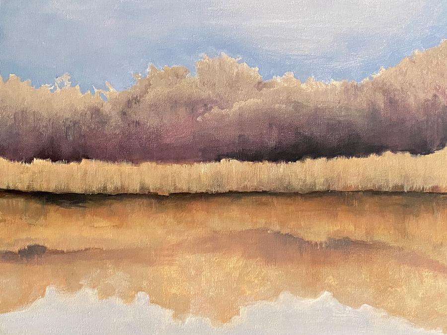 Backwaters 17 Painting by Mary Kuechle | Fine Art America