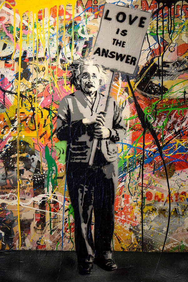 Banksy Love Is The Answer Poster trending Painting by Tracy Graham ...