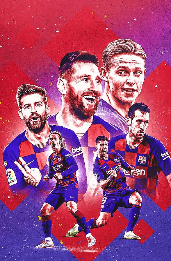 Barca Squad Digital Art by Merry Sanja - Fine Art America