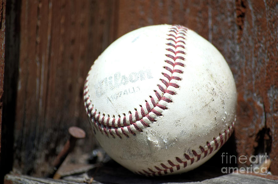 Baseball #2 Photograph by Conner Hebert - Fine Art America