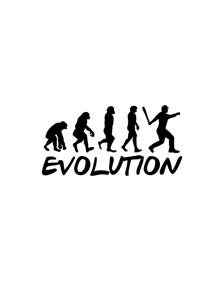 Baseball Evolution Tapestry - Textile by EQ Designs | Pixels
