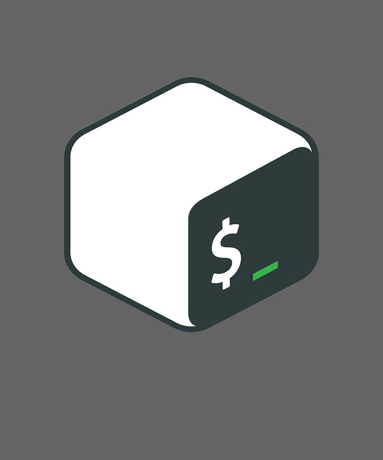 Bash software Logo Icon Gift for Bash software Painting by Robertson ...