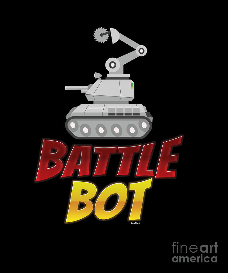 Battle Bot Robot Wars Digital Art By Thomas Larch Fine Art America