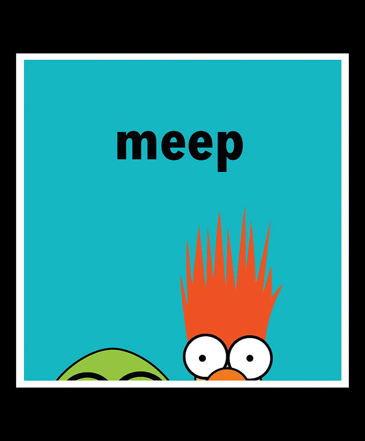 Beaker Meep Funny Tv Show Poster nature Painting by Roxanne Owen | Pixels