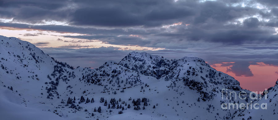 Beautiful Snowy Mountains Landscape Photograph by Anna Om - Fine Art ...