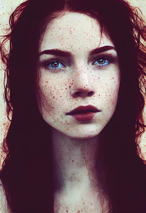 Beautiful Young Woman Bare Redhair Freckles Pretty In Ce546ad8 215c 4162 A468 615655cba4 ...