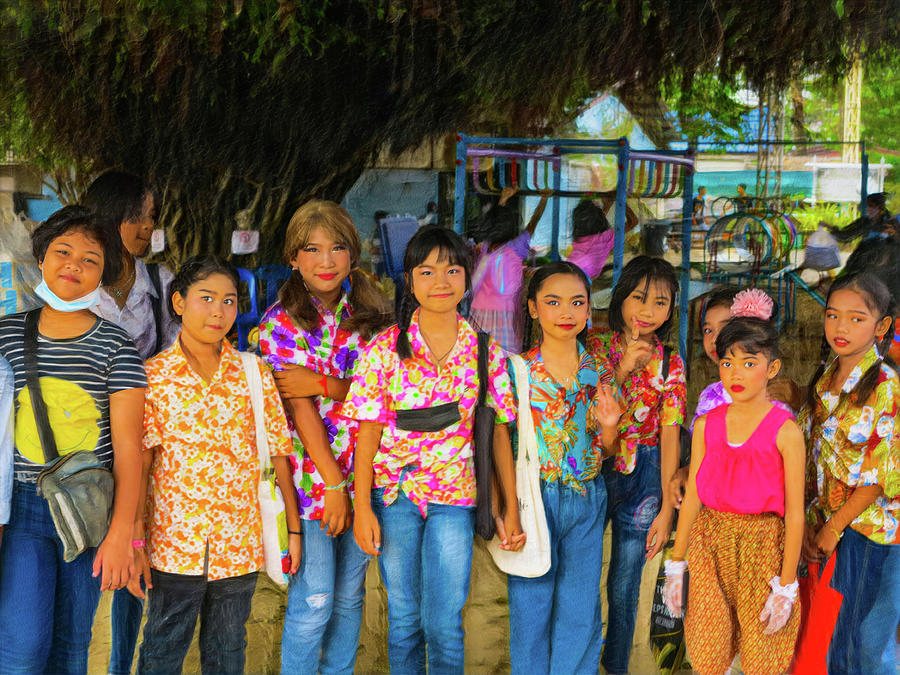 Beauty of Children Impression Photograph by Jackie Littletaylor - Fine ...