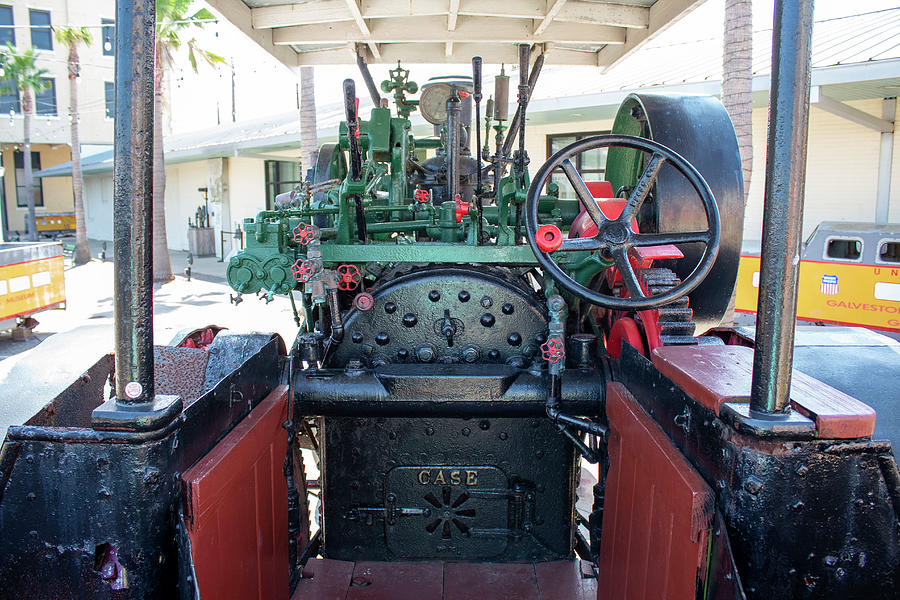 Behind The Wheel Case Steam Tractor Photograph by Gene Duty - Fine Art ...
