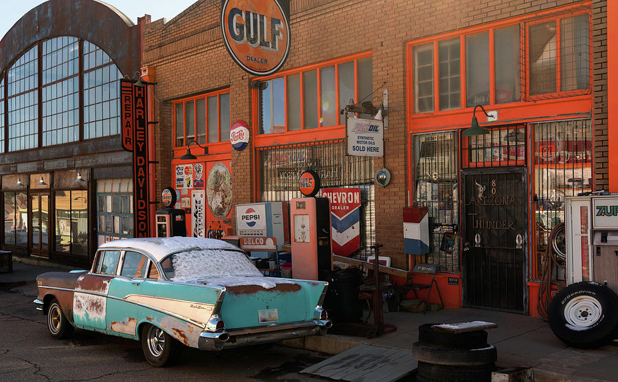 Bel Air at the Gulf Station Photograph by Jim Witkowski - Fine Art America