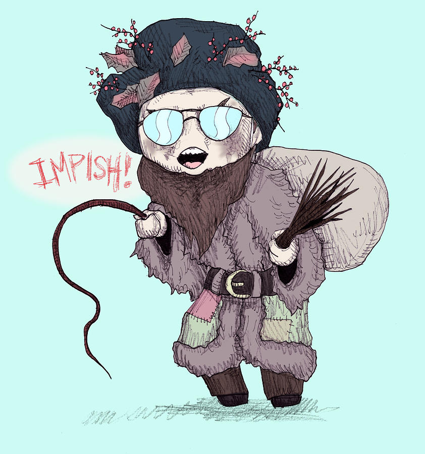 Belsnickel Drawing by Ludwig Van Bacon - Pixels