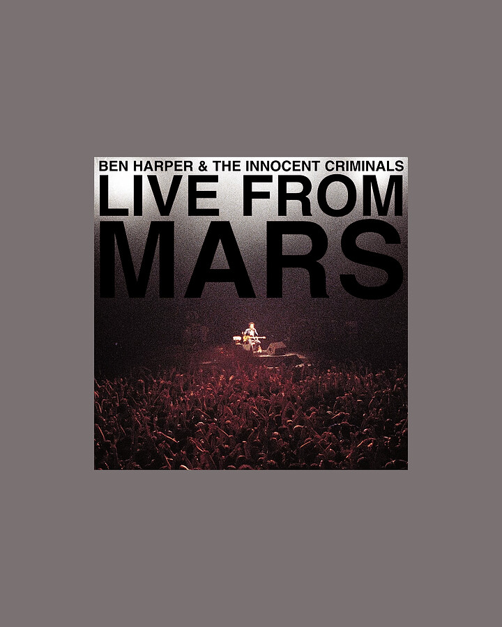 Ben Harper and The Innocent Criminals Live From Mars Album Cover Digital Art by Thomas Levins ...
